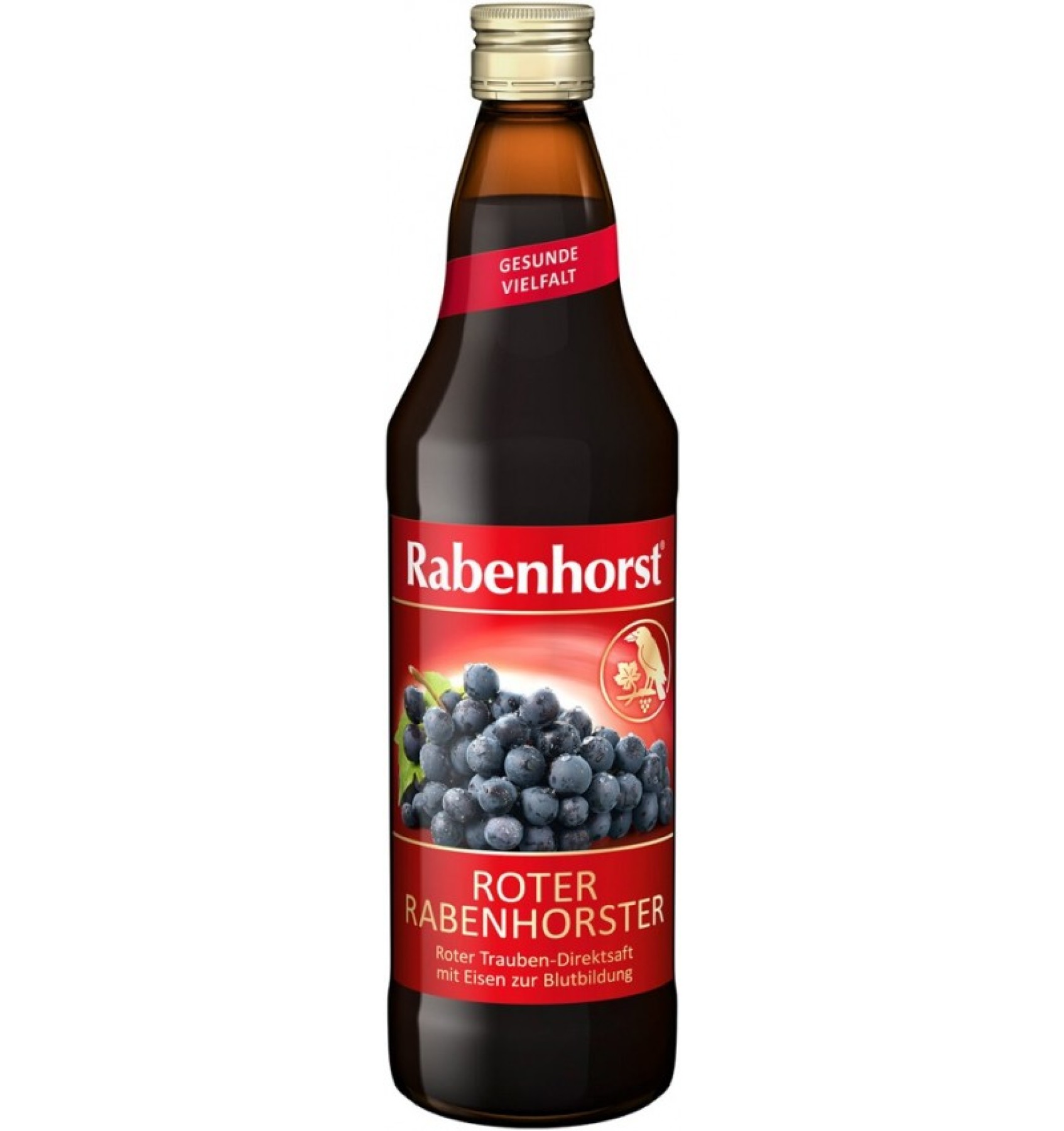 Suc de struguri rosii cu fier 750ml Rabenhorst | Biomag.ro