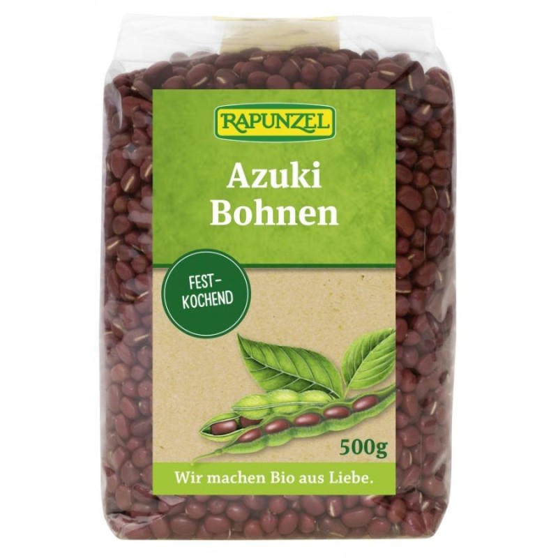 Fasole azuki bio - 500 g - Rapunzel - Biomag.ro