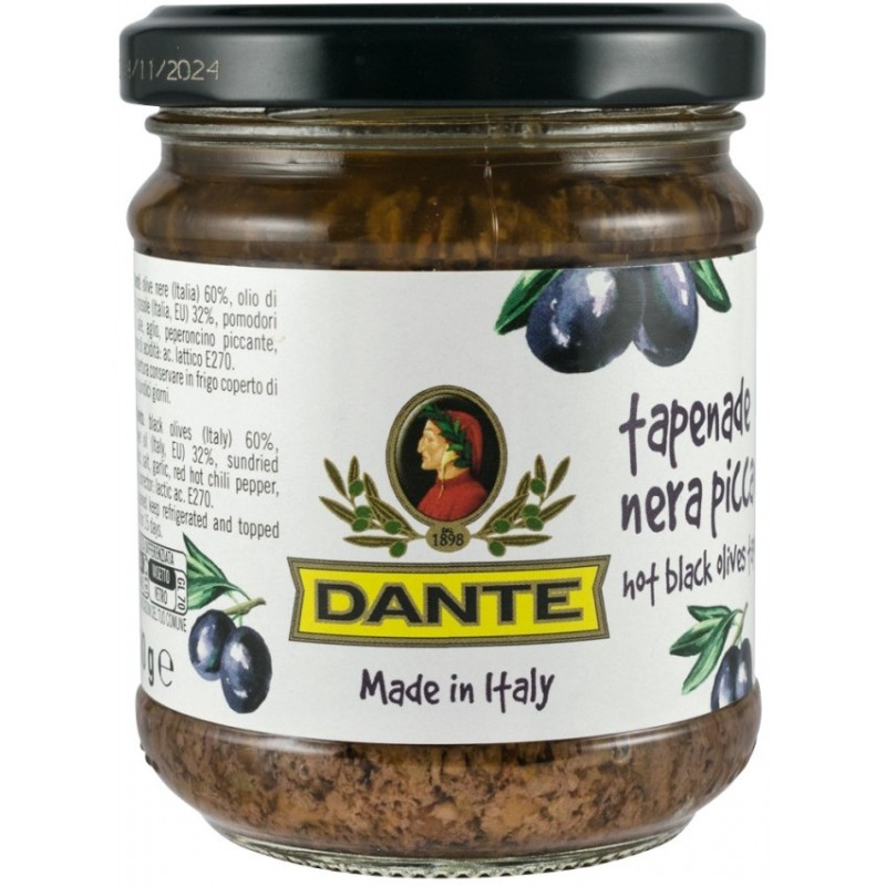 Pasta de masline picanta, 180g - Dante - Biomag.ro